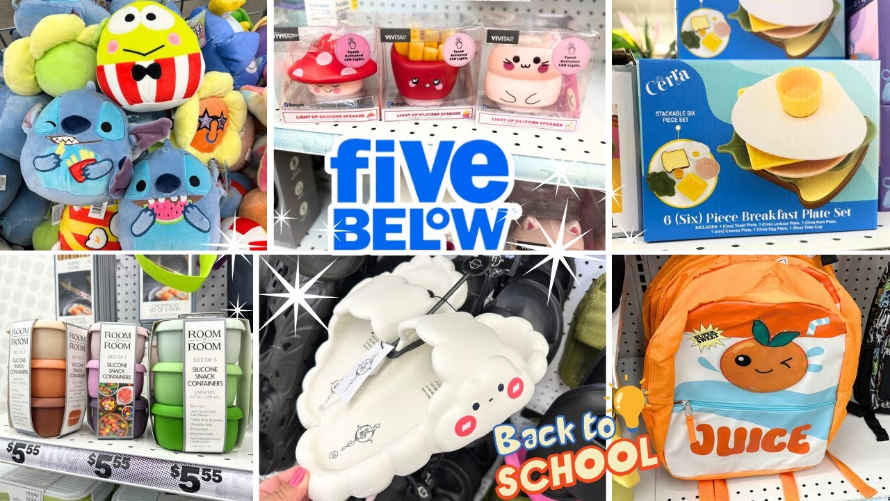 Five Below new arrivals!! Back to school! - YouTube