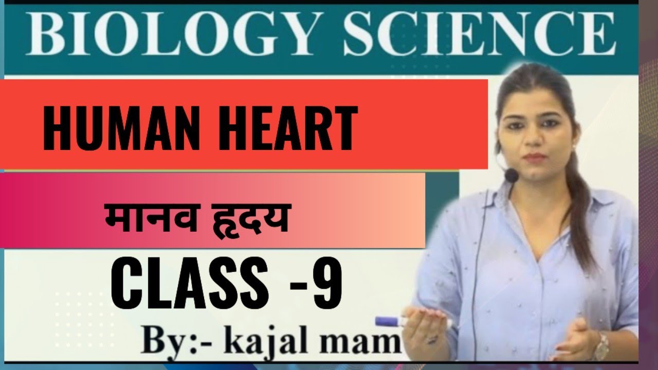 Biology || Human Heart (मानव हृदय )|| Live Class - 9 BY-KAJAL MAM # ...