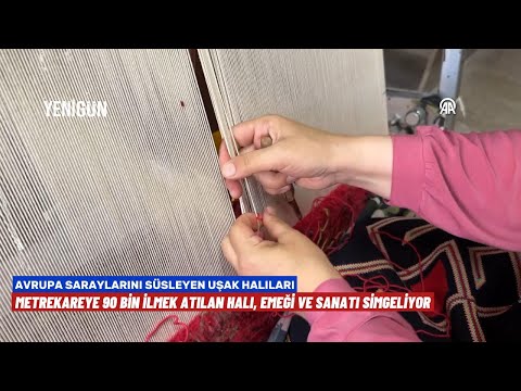 Bir sanat harikası: Uşak Halısı #carpetmaking