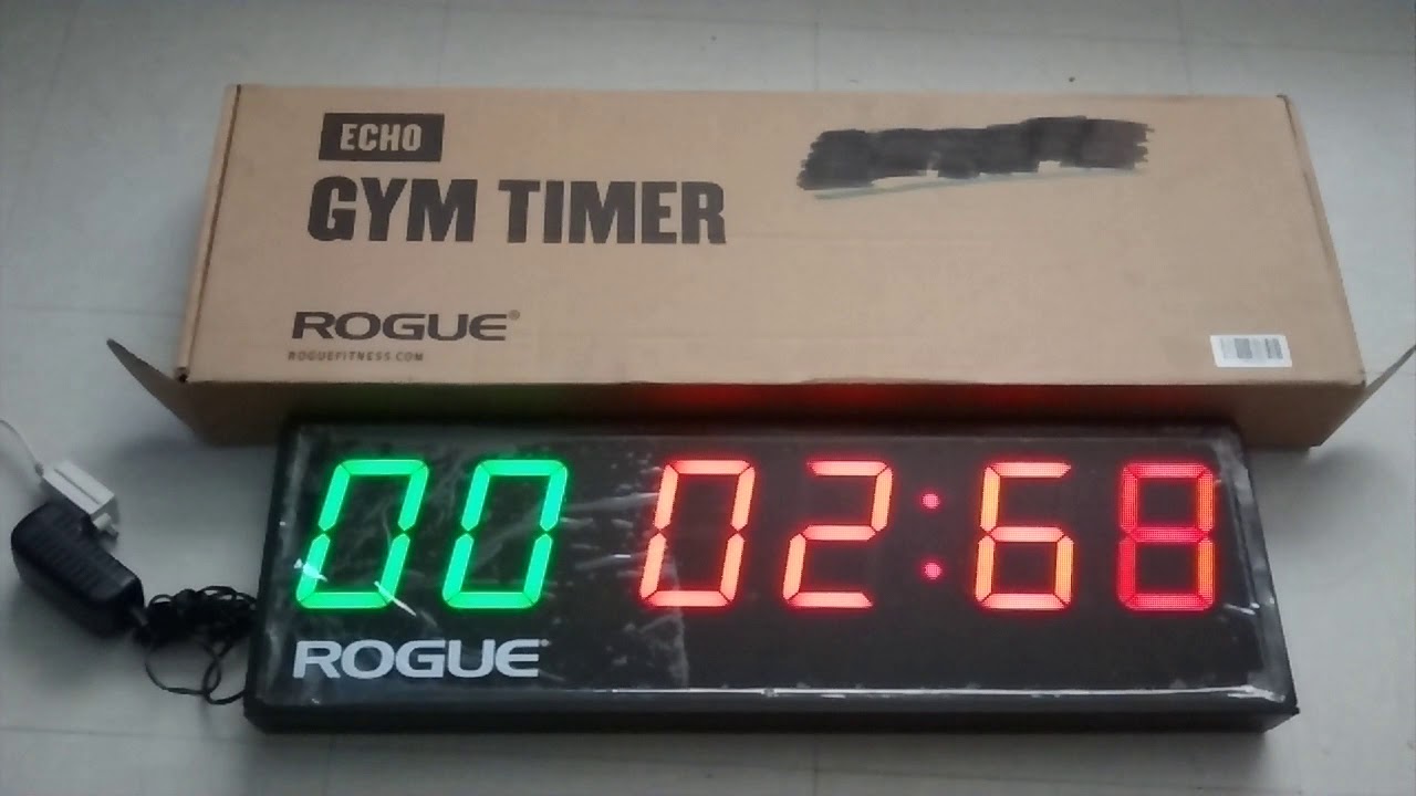 Reloj digital para gym(1) - YouTube