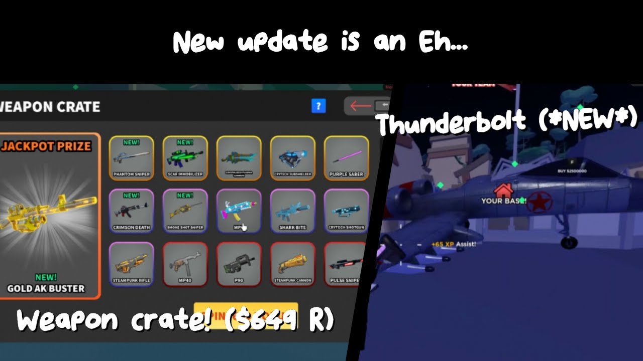 New update is an EH... (Roblox Base Battles) - YouTube