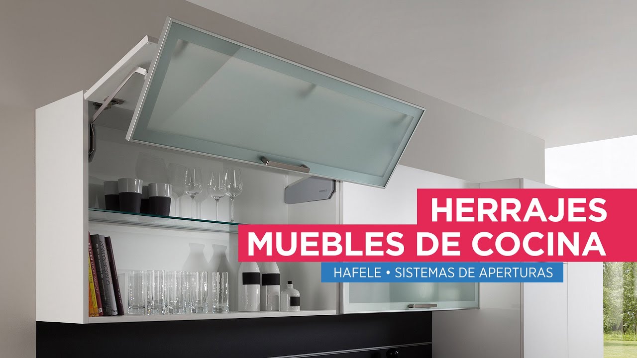 Hafele Herrajes modernos para cocinas y muebles Sistemas de aperturas ...