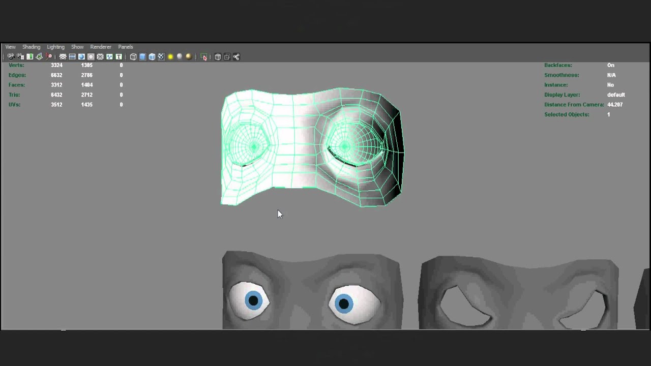 Texture Based Morph Target Shader - YouTube