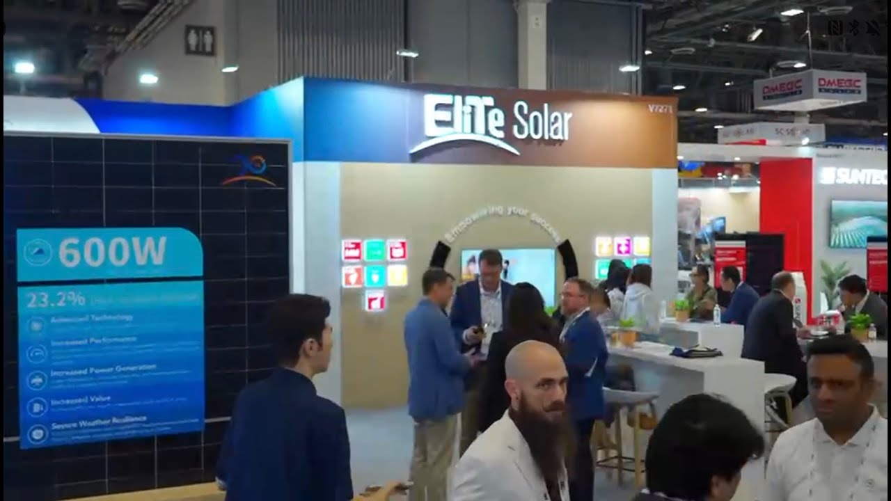 ELITE Solar Shines at RE+ 2025 - YouTube