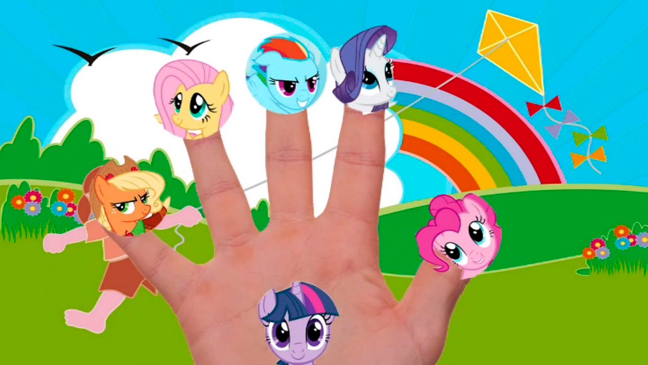 My Little Pony Feet Finger Family Nursery Rhymes | My Little Pony Baby ...