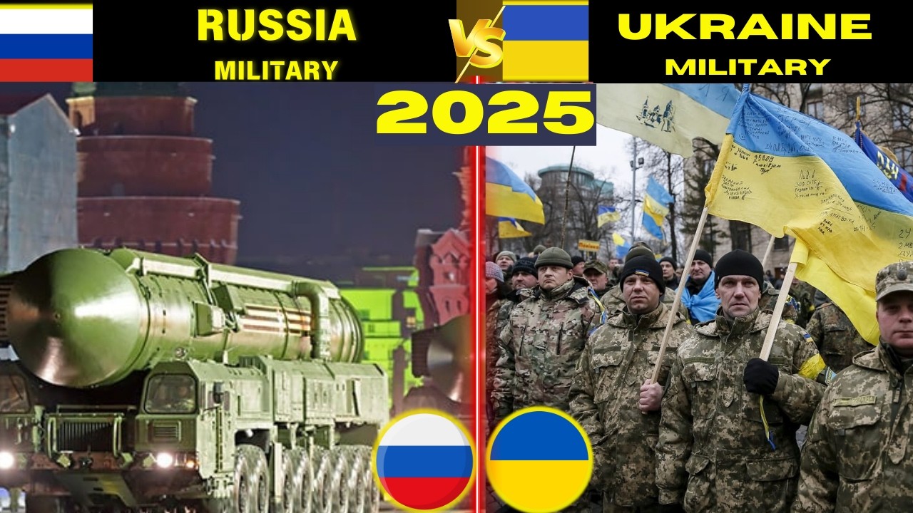 UKRAINE vs RUSSIA | Military power comparison 2025 | Russia Ukraine war ...