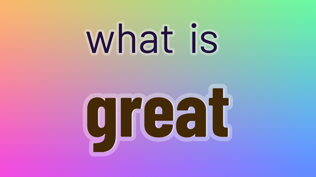 Great - 178 English Vocabulary Flashcards - YouTube