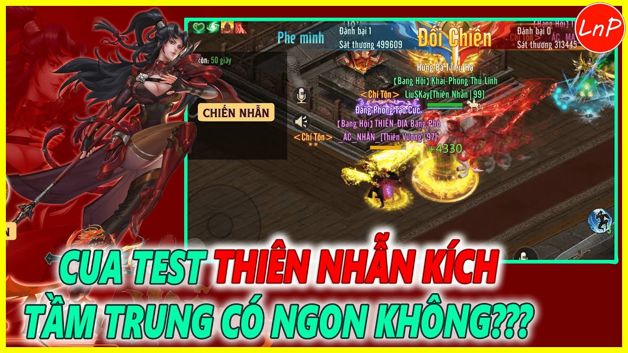 KIẾM THẾ ORIGIN - CUA TEST THIÊN NHẪN KÍCH TẦM TRUNG ĐI PK ỔN KHÔNG ...