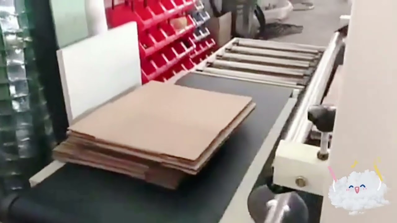 ZH BZD2800 Semi Automatic Folder Gluer Manual Feeding Carton Flap Glue ...