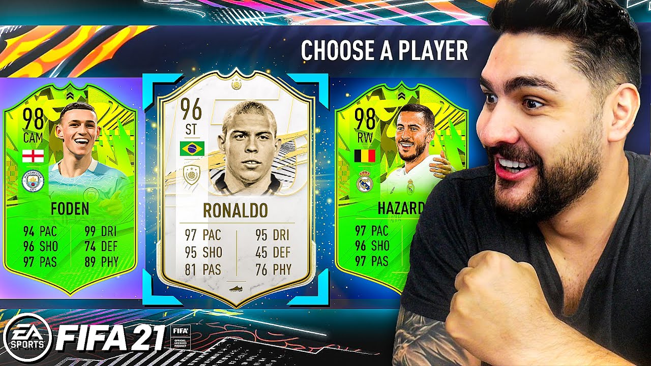 RETRO FIFA 21 CU UN TRIO MAGISTRAL - PRIME R9, 98 HAZARD & 98 FODEN ...