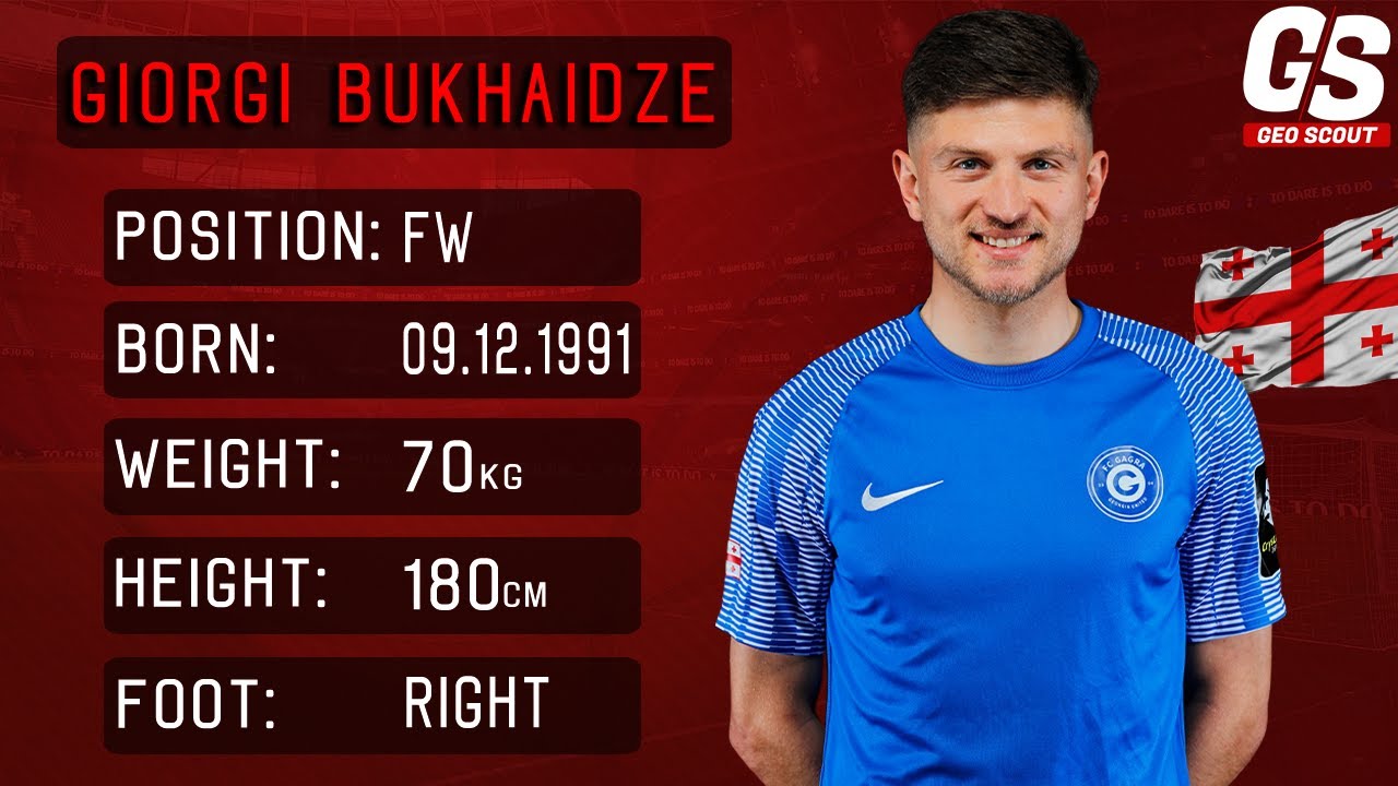Giorgi Bukhaidze Best Skills & Goals FC Gagra | HD - YouTube