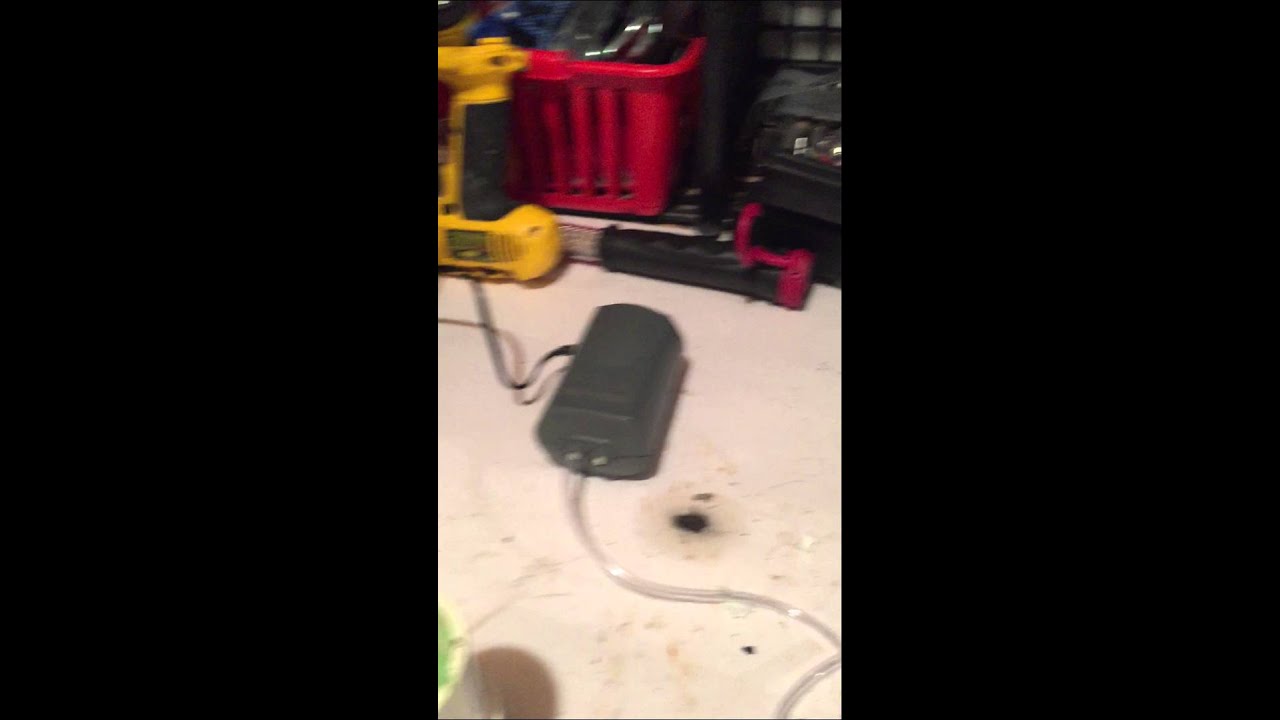 Making a fluid bed for powder coating jigs - YouTube