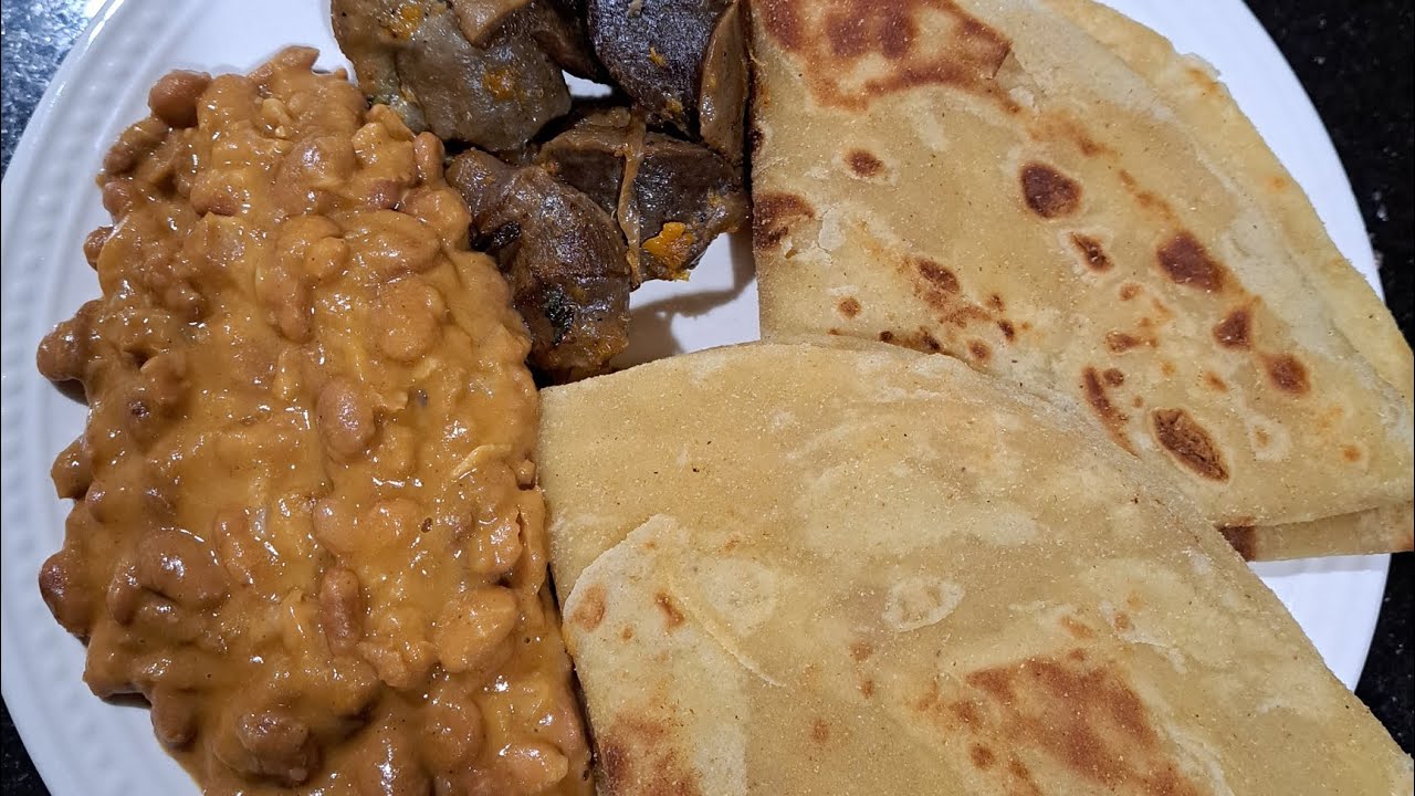 delicious chapati & beans - YouTube