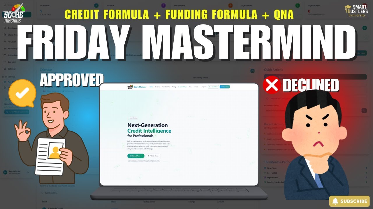 Friday Mastermind Q&A | Credit Repair Formula + Funding Formula ...