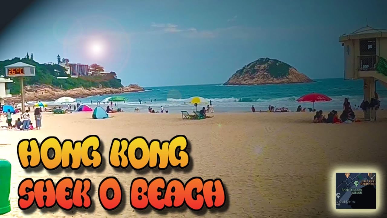 Swimming at Shek O Beach and making memories - YouTube