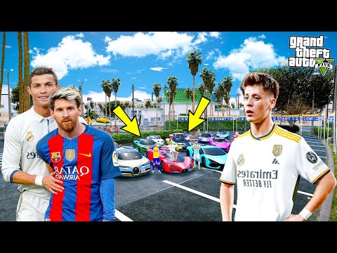 RONALDO VE MESSİ ARDA GÜLER'LE ARABA PAZARINA GİDİYOR! - GTA 5