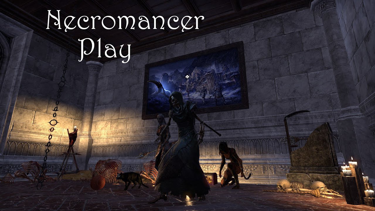 [Elder Scrolls Online] 30 minutes of Necromancer - YouTube