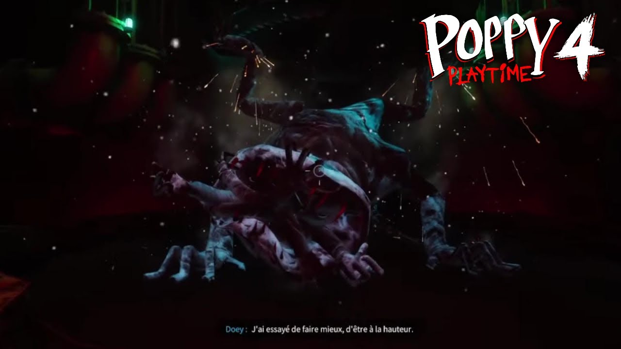 Poppy Playtime Chapitre 4 Doey the Doughman Final Boss Fight - YouTube