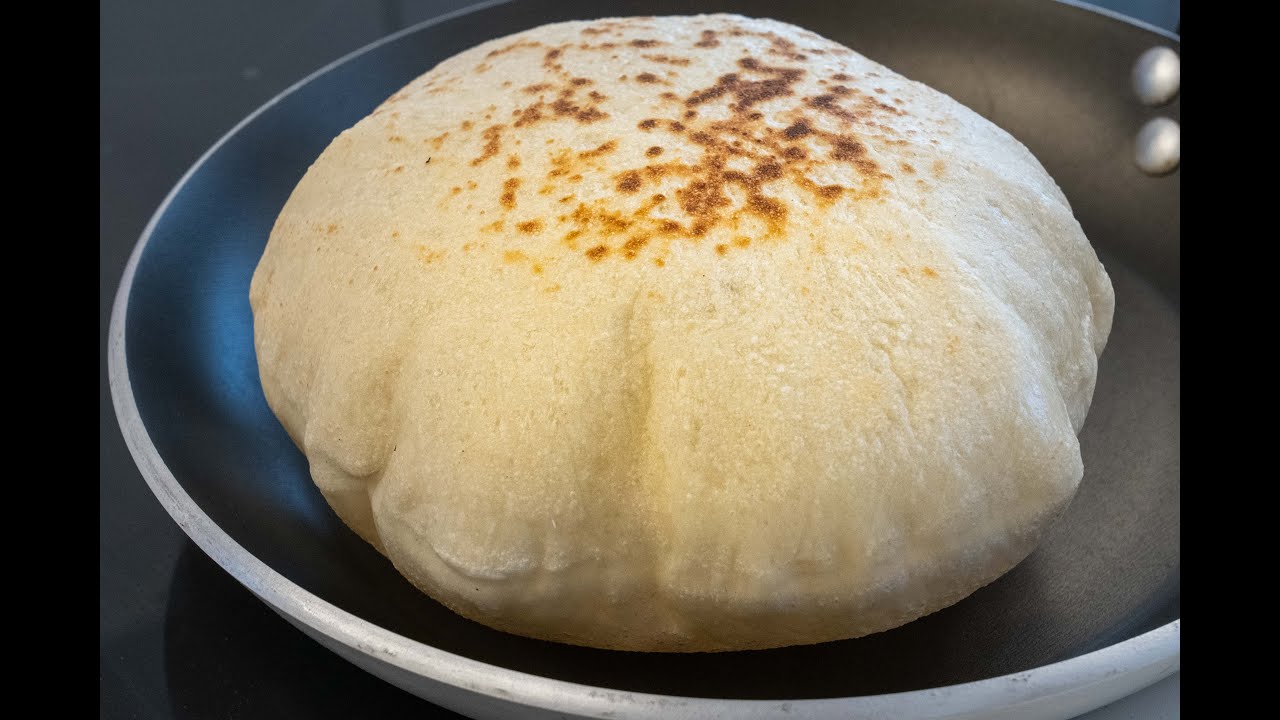 Lipie turceasca în tigaie | cum sa faci o lipie care se umfla ca un ...