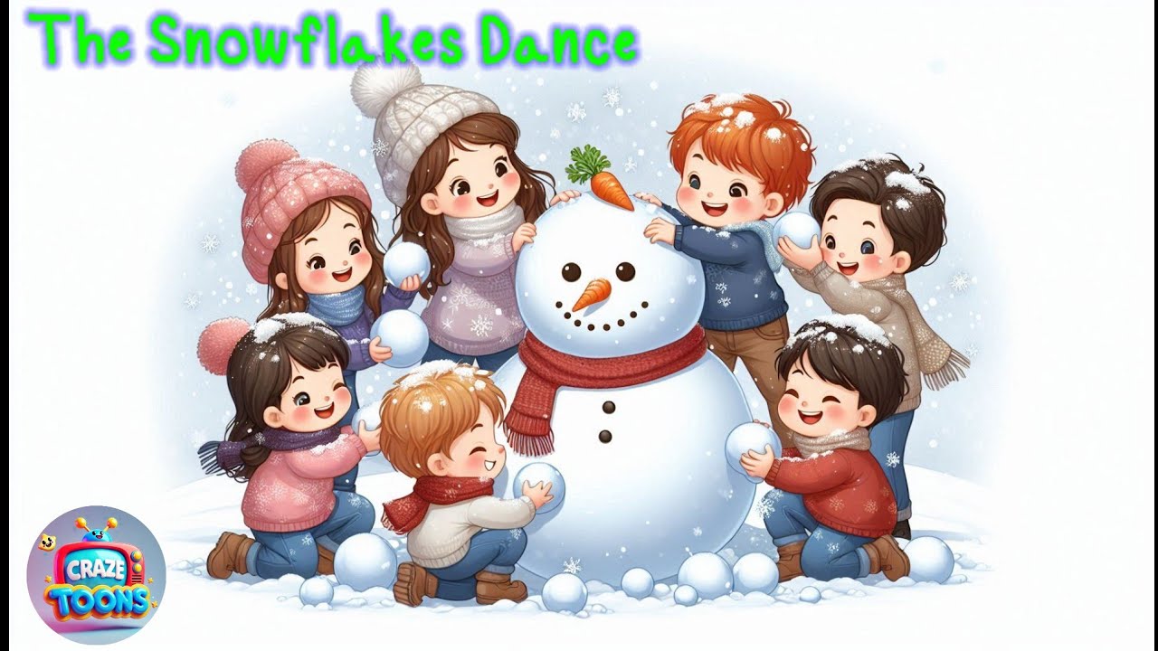 The Snowflakes Dance | Fun Winter Nursery Rhyme for Kids. - YouTube