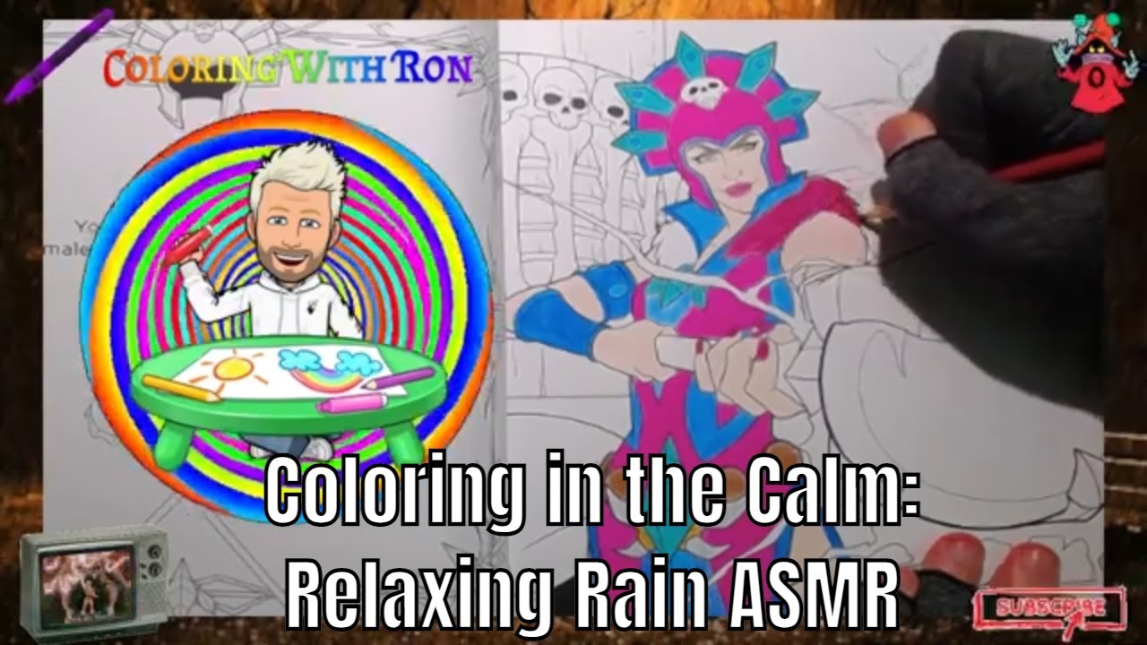Coloring in the Calm: Relaxing Rain ASMR for Ultimate Serenity ...
