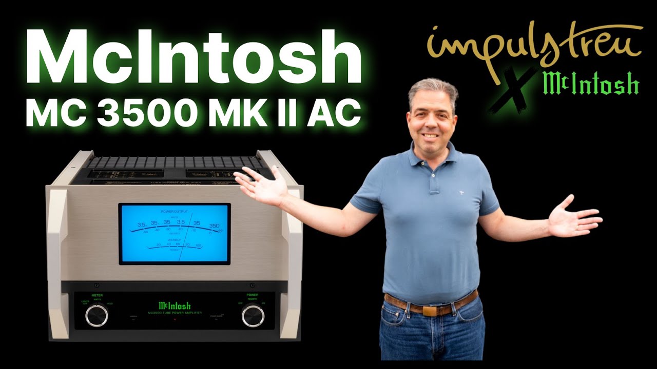 McIntosh MC 3500 MK II AC Verstärker - Woodstock Spirit - YouTube