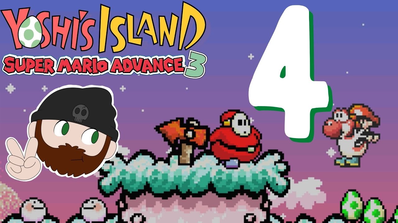[ 4 ] CHONKY SHY-GUYS!!! | Yoshi's Island: Super Mario Advance 3 - YouTube