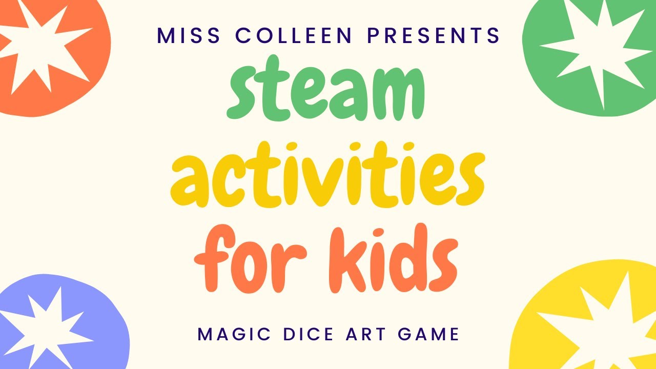 STEAM Activites for Kids: Magic Dice Art Game - YouTube