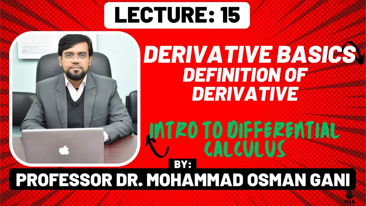 Business Maths: Lec15 : Derivative Basics||Definition of Derivative ...