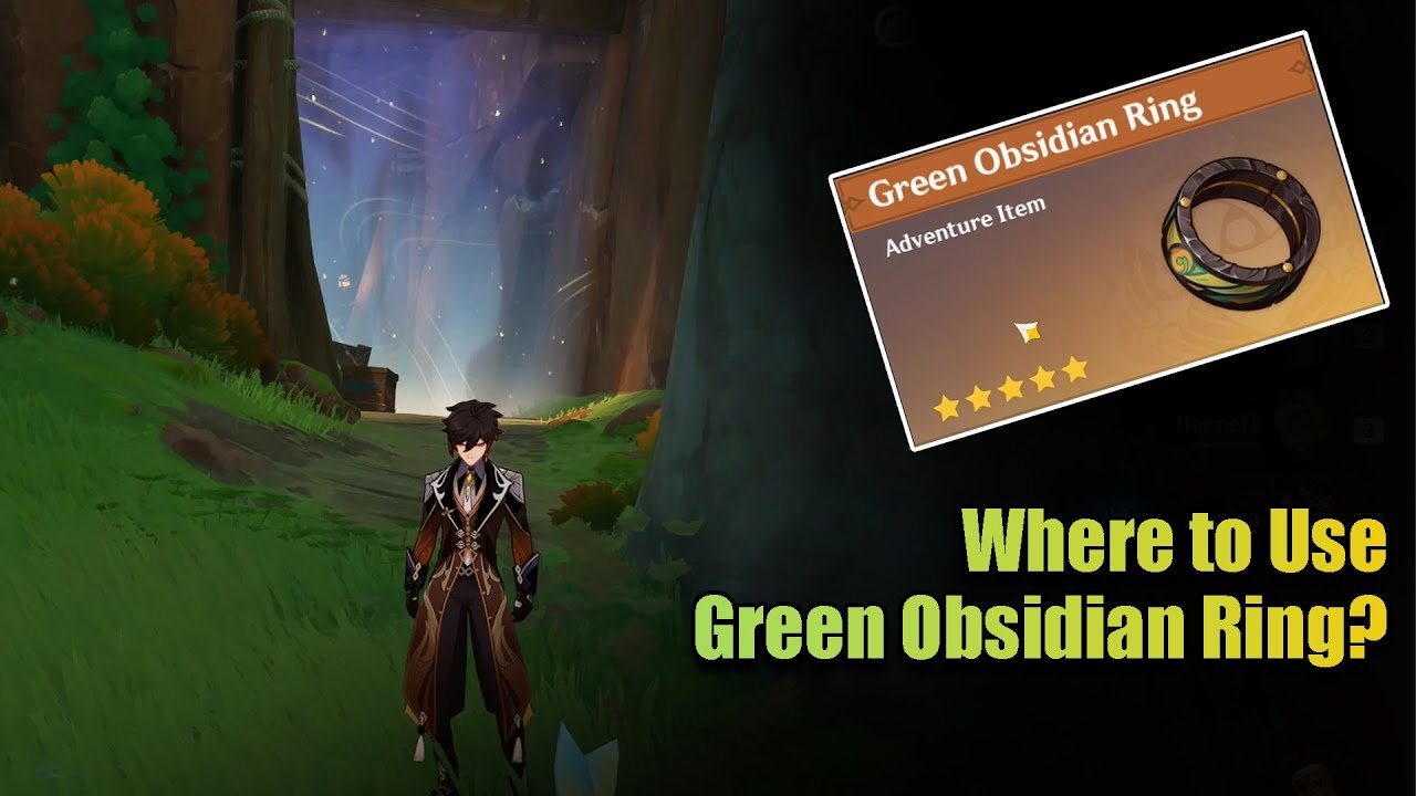 How/ Where to Use Green Obsidian Ring? | Natlan | Genshin Impact 5.0 ...