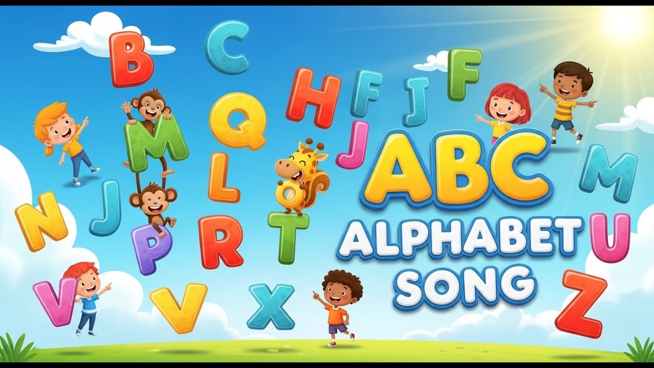 ABC Alphabet Song 1 🔤🎶 | Learn Letters A–Z for Kids | Happy Tale & Tune ...