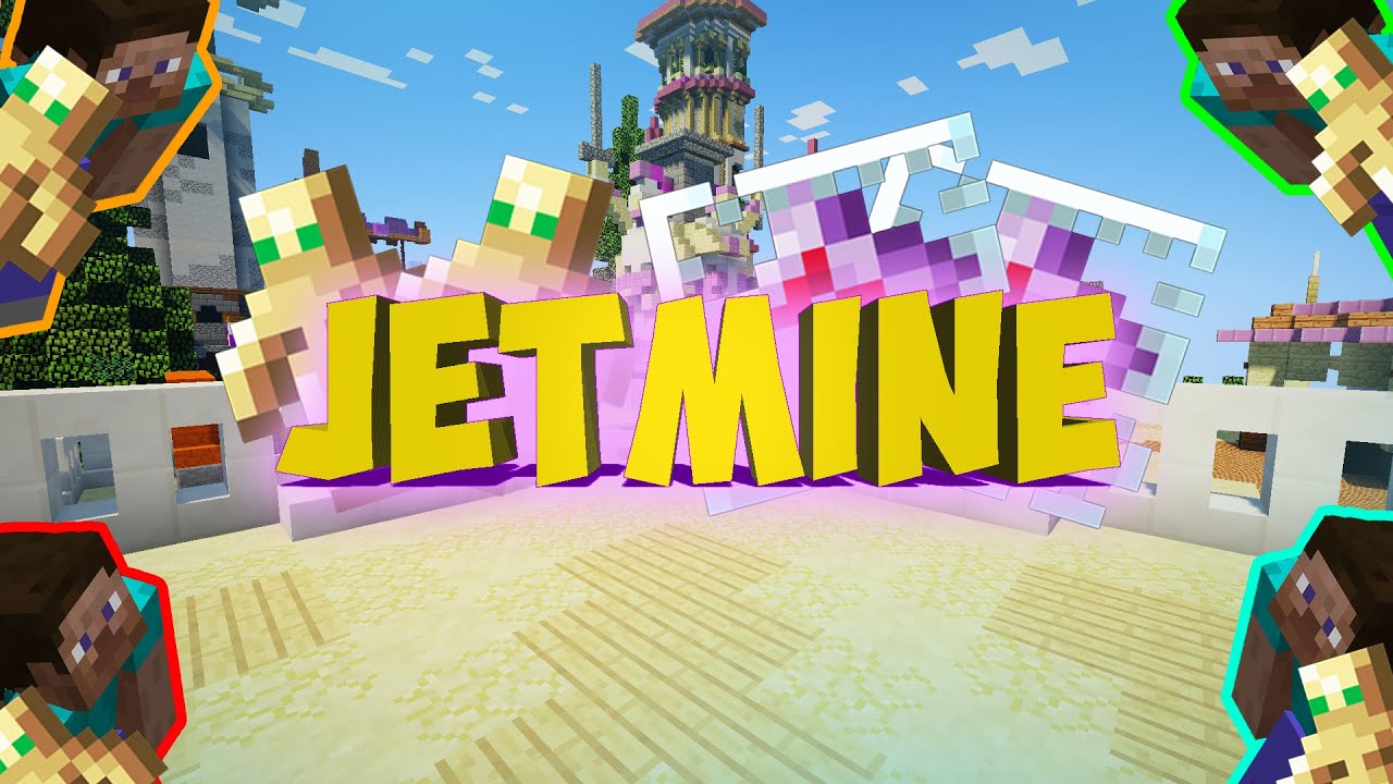 JETMINE?! - НУБИК РАЗВИВАЕТСЯ НА ГРИФЕРСКОМ СЕРВЕРЕ MINECRAFT - YouTube