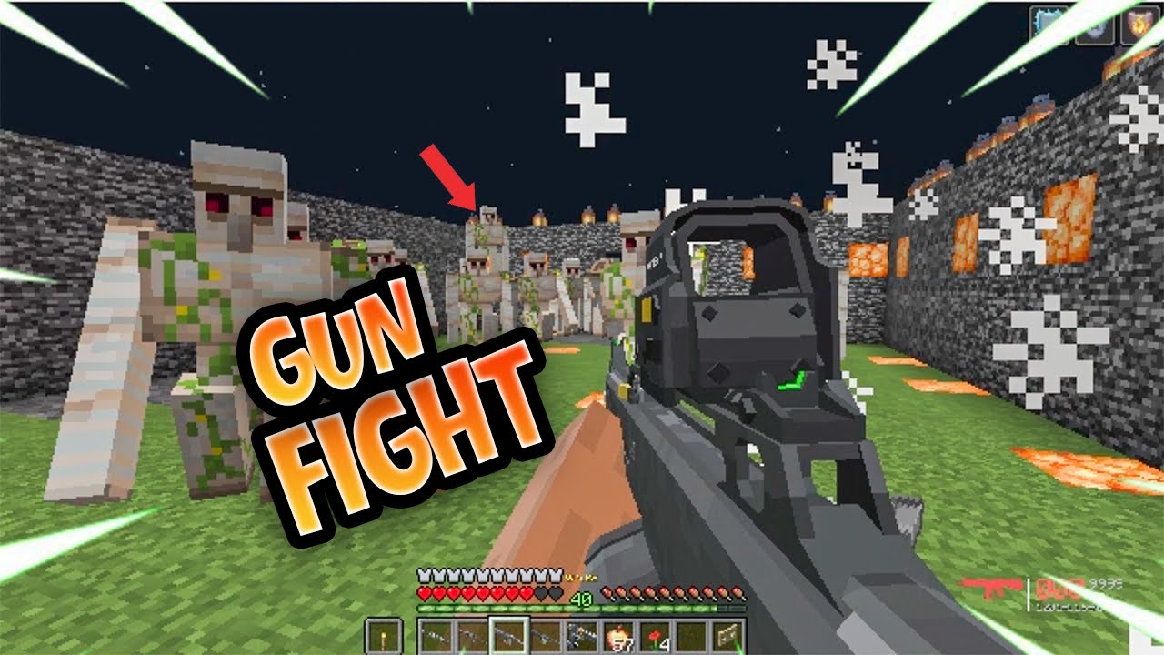 Crazy 🤪 Fight with Mobs in Minecraft - YouTube