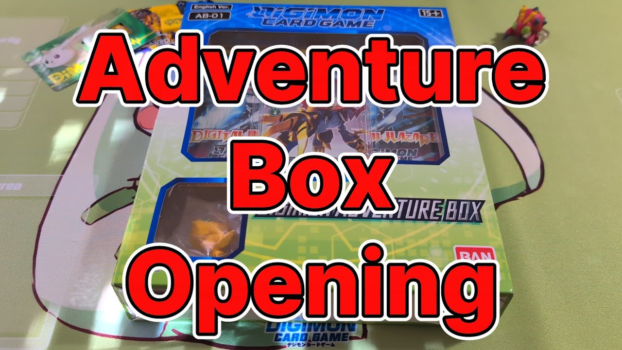 Digimon TCG: Adventure Box Opening - YouTube