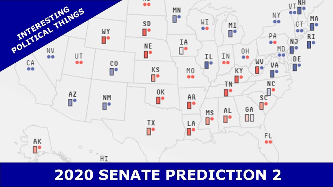 2020 Senate Prediction 2 - Interesting Political Things - YouTube