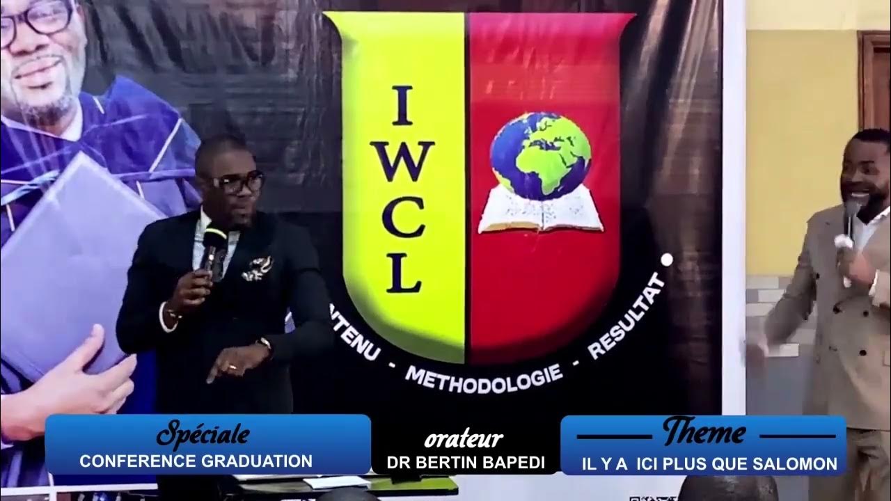 Il Y A ICI PLUS QUE SALOMON. (Iere partie) Dr Daniel Bertin BAPEDI. - YouTube