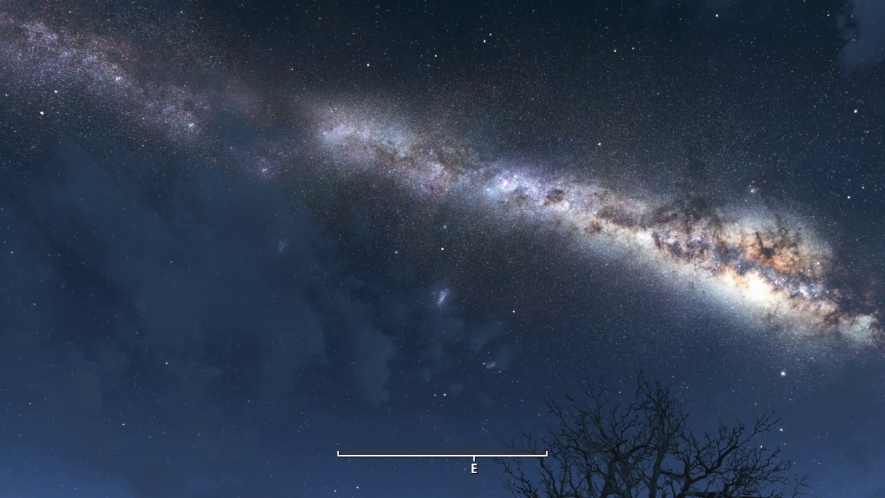 FALLOUT 4 MODS VISIBLE GALAXY 4K - YouTube