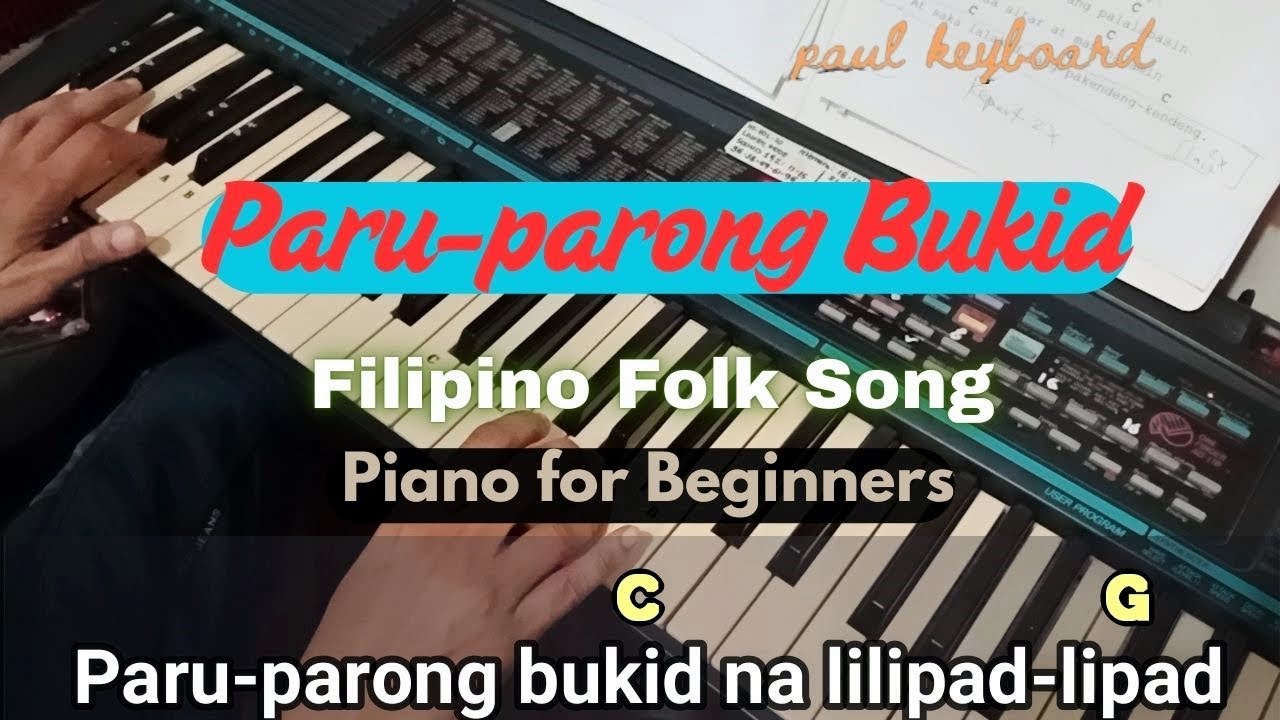 PARU-PARONG BUKID - Piano for Beginners - YouTube