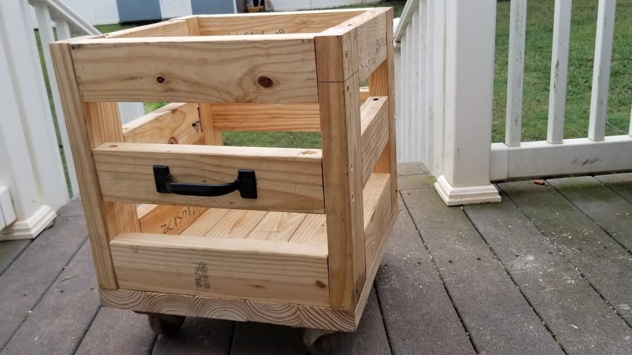 lets make a storage cube from 2x4's - YouTube