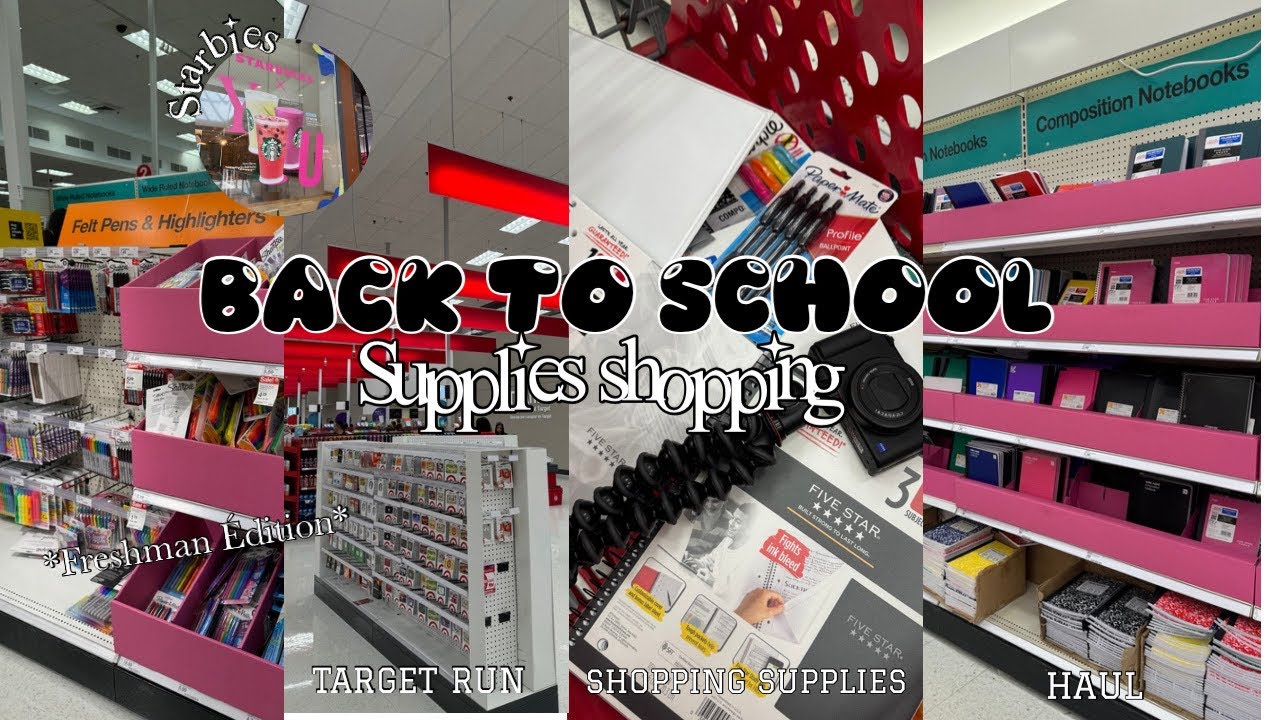 BACK TO SCHOOL EP1| BACK TO SCHOOL SUPPLIES SHOPPING + HAUL 2024 ...