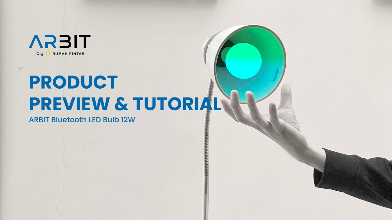 ARBIT Bluetooth LED Bulb RGB CCT | Preview & Tutorial - YouTube