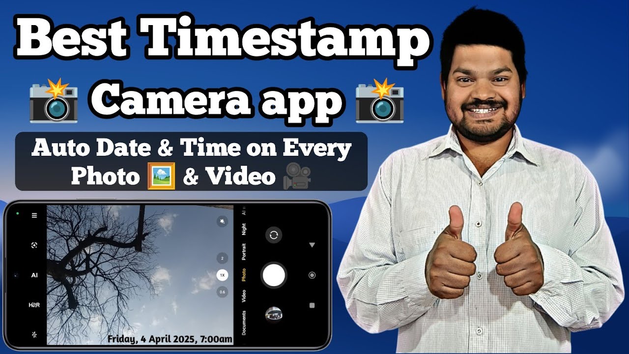 Best Time Stamp Camera App! 📸 | Auto Date & Time on Every Photo 🖼️ ...