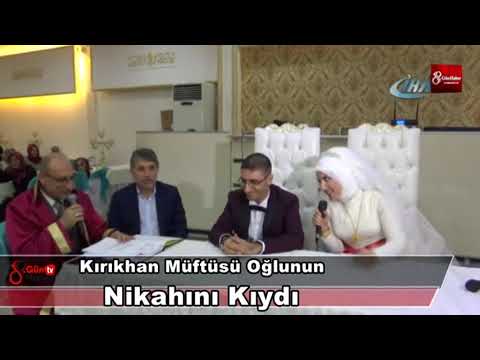Kırıkhan Müftüsü Oğlunun Nikahını Kıydı 8 Ekim 2018 8gunhaber 1