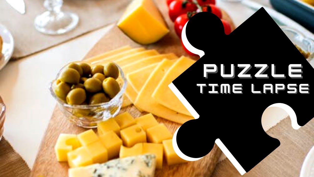 Cheese Platter | Puzzle Time Lapse #food - YouTube