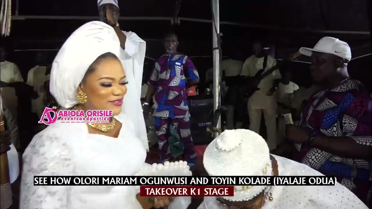 SEE HOW OLORI MARIAM OGUNWUSI AND PRINCESS TOYIN KOLADE TAKEOVER K1'S STAGE - YouTube
