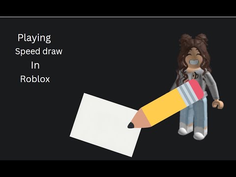 Playing speed draw in roblox - YouTube