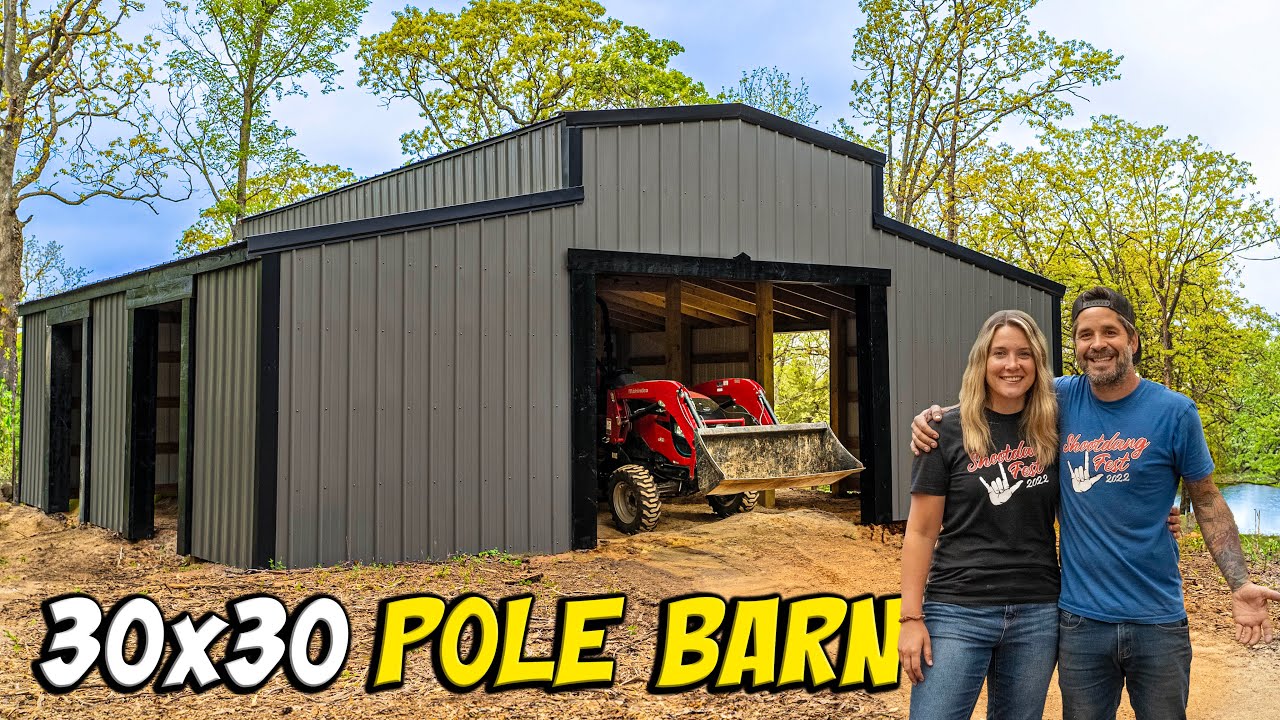 DIY Couple Builds DREAM BARN in 20(ish) Minutes / START TO FINISH ...