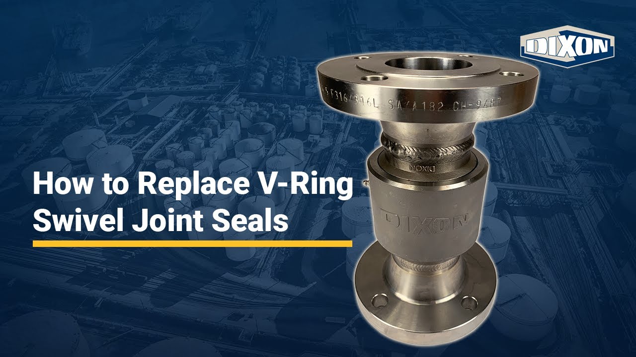 How To Replace V Ring Swivel Joint Seals Youtube