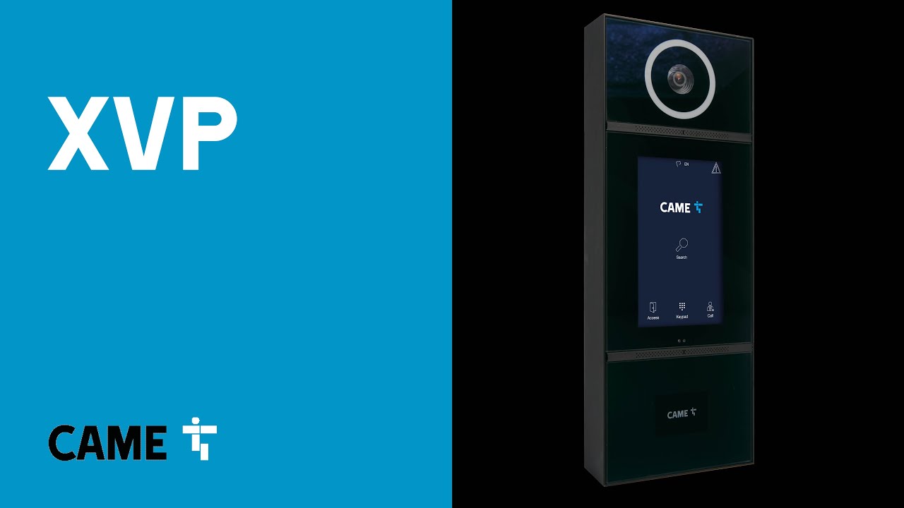 CAME XVP: the new generation of IP door entry panels. - YouTube