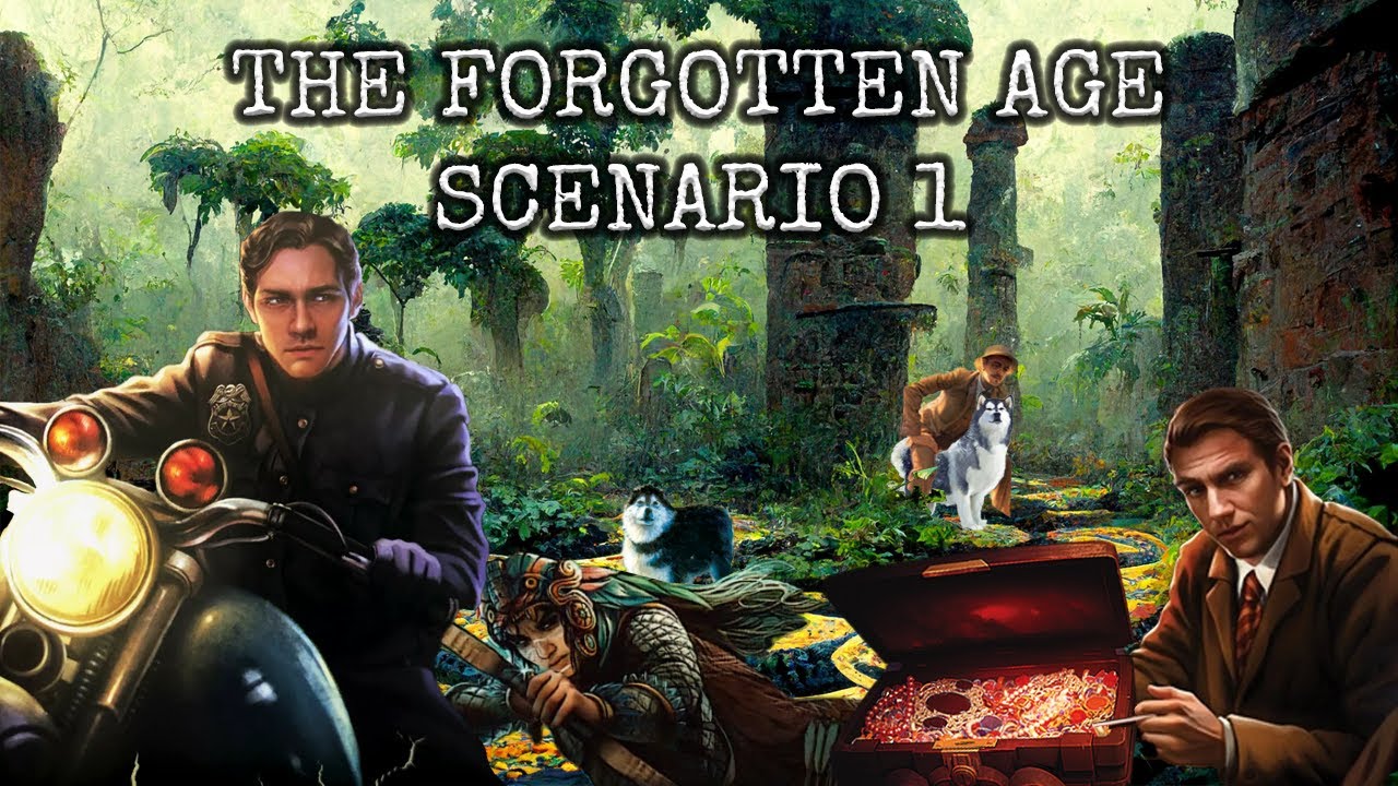 Arkham Horror LCG - The Forgotten Age - Scenario 1 - YouTube